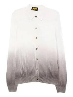 SVEVO Cashmere Ribbed Shirt - White