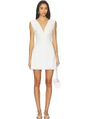 Faithfull The Brand Luna Mini Dress - Julyeta Broderie White