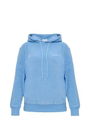 Hunza G Cotton Terry Sweatshirt - Blue