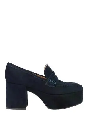 GIANVITO ROSSI Jenna Platform Loafers - Blue