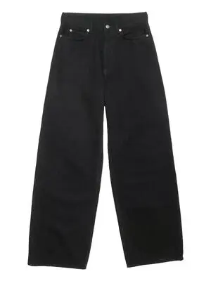 Acne Studios Logo-patch Jeans - Black