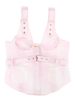 MARQUES' ALMEIDA Belted Top - Pink