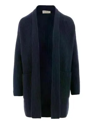 Bruno Manetti Ribbed-knit Cardigan - Blue