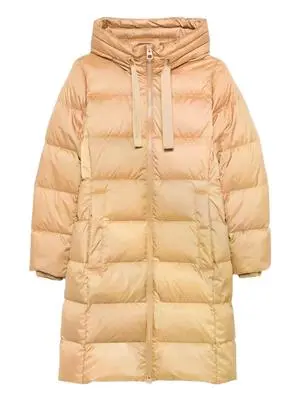 Marc O'polo Padded Zip-Up Coat Brown