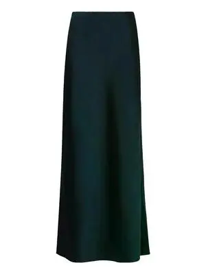 Vince Bias Maxi Skirt - Green