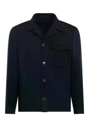 FRANZESE COLLECTION Long-Sleeved Jacket Blue
