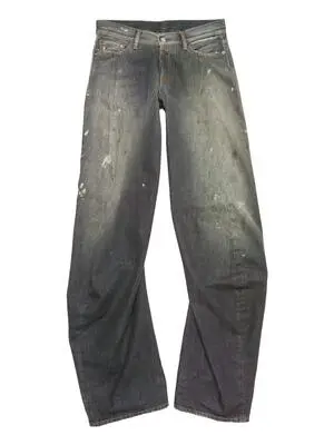 Acne Studios Logo-patch Jeans - Grey