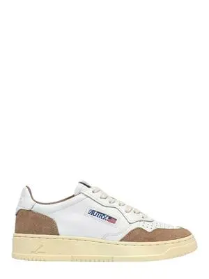 AUTRY Perforated Leather Trainers - White