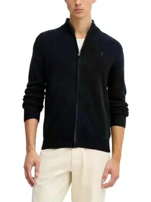 HACKETT Zip-Up Cardigan Blue