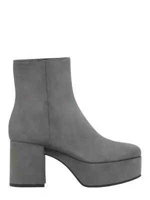 GIANVITO ROSSI Sally Platform Ankle Boots - Grey