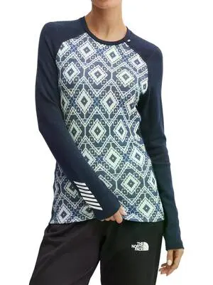 Helly Hansen Patterned Base-layer Top - Blue