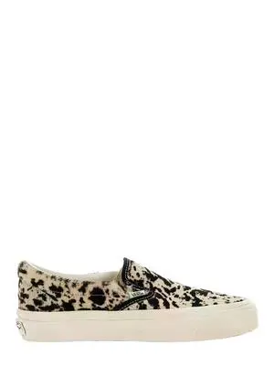 VANS Pony Hair Cowhide Slip-on Sneakers - Neutrals