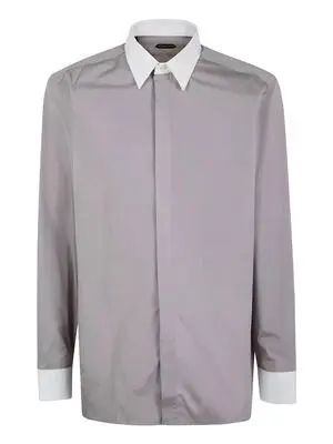 TOM FORD Cotton Shirt - Grey