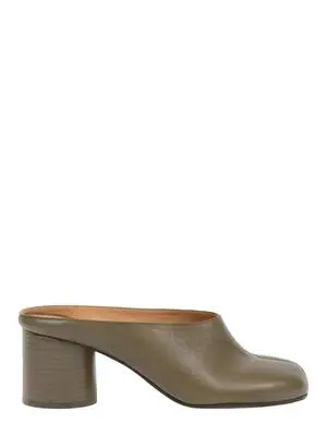 MAISON MARGIELA Tabi Block-heel Mules - Green