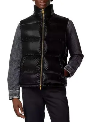 Versace Padded Vest - Black