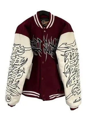 HELLSTAR Coexist Varsity Jacket - Brown
