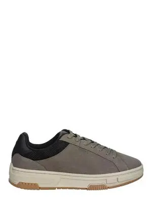 Hugo Panelled Lace-Up Sneakers Grey