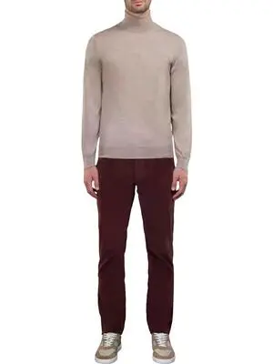 MOORER Todi Turtleneck Sweater - Neutrals