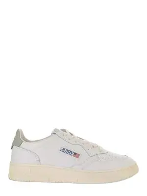 AUTRY Medalist Perforated Sneakers - White