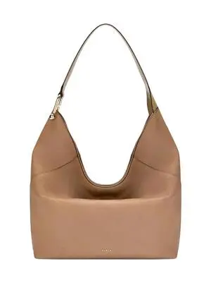Furla Lara Textured Shoulder Bag - Neutrals