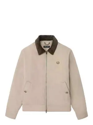 Fred Perry Corduroy-collar Jacket - Neutrals