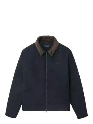 Fred Perry Corduroy-collar Jacket - Blue
