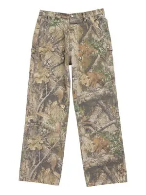 CHERRY LOS ANGELES Realtree Camouflage Double-knee Carpenter Trousers - Green