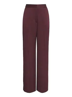 Claudie Pierlot Satin Tailored Trousers - Red