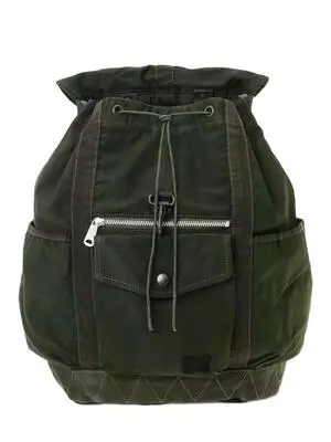 PORTER-YOSHIDA & CO Zip-pocket Backpack - Green