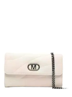MARC ELLIS Logo-detail Clutch - Neutrals