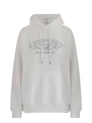 Casablanca Rhinestone-embellished Hoodie - White