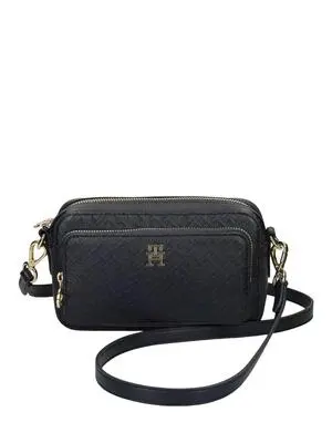 Tommy Hilfiger Embossed Cross Body Bag - Blue