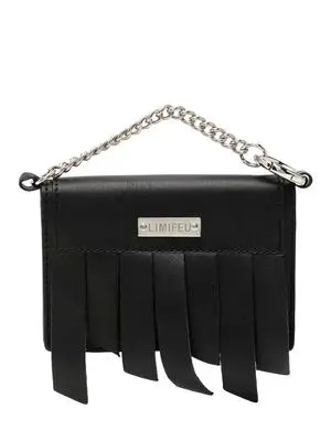 LIMI FEU Fringe-detail Purse - Black