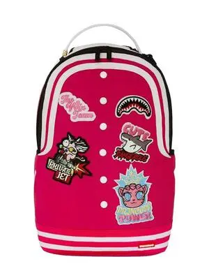 SPRAYGROUND Varsity Dlx Appliqué-details Backpack - Pink
