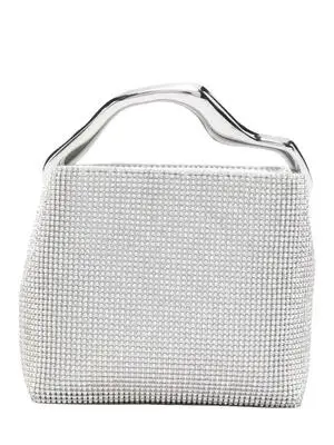 Cult Gaia Solene Mini Tote Bag - Silver