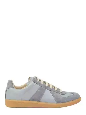 MAISON MARGIELA Replica Leather Sneakers - Blue