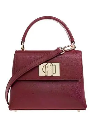 Furla Mini 1927 Logo-plaque Tote Bag - Red