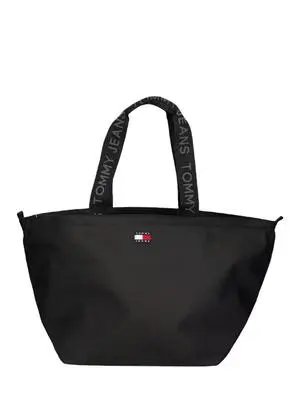 Tommy Hilfiger Logo-patch Tote Bag - Black