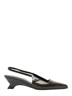 Dorothee Schumacher 60mm Slingback Heeled Pumps - Brown