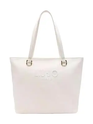 Liu Jo Logo-embossed Tote Bag - White