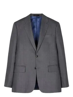 Paul Smith The Brierley Linen And Wool-blend Twill Blazer - Grey