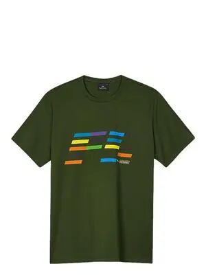 Paul Smith Ps Tilt Logo T-shirt - Green