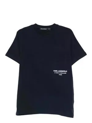 Karl Lagerfeld Crew-neck T-shirt - Blue