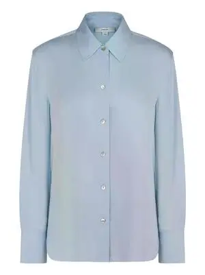 Vince Long-Sleeve Shirt Blue