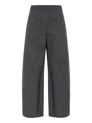 SAMSOE SAMSOE Saroko Wide-leg Trousers - Grey