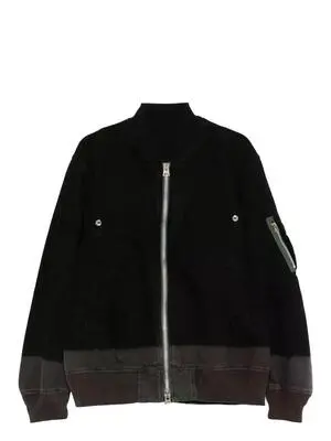 Sacai Garment-dyed Jacket - Black