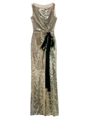 Simkhai Felicity Sequin Maxi Dress - Gold
