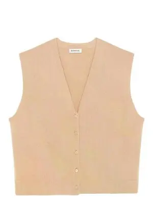Simkhai Rozzi Cashmere Vest - Neutrals