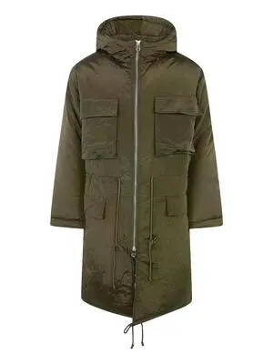 OAMC Multi-pocket Hooded Parka - Green