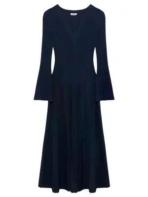 Simkhai Genna Bell-sleeve Midi Dress - Blue